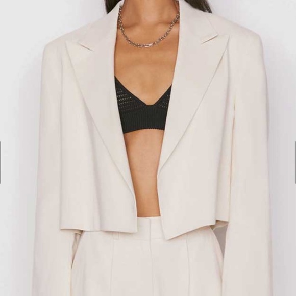 Frame Denim | Jackets & Coats | Frame Clean Crop Blazer | Poshmark